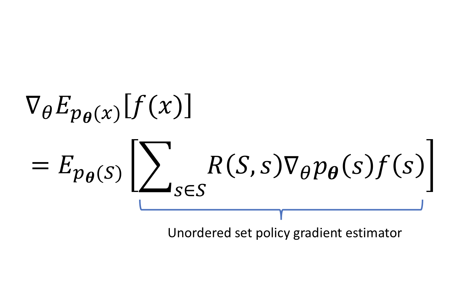 Estimating Gradients for Discrete Random Variables by Sampling without ...